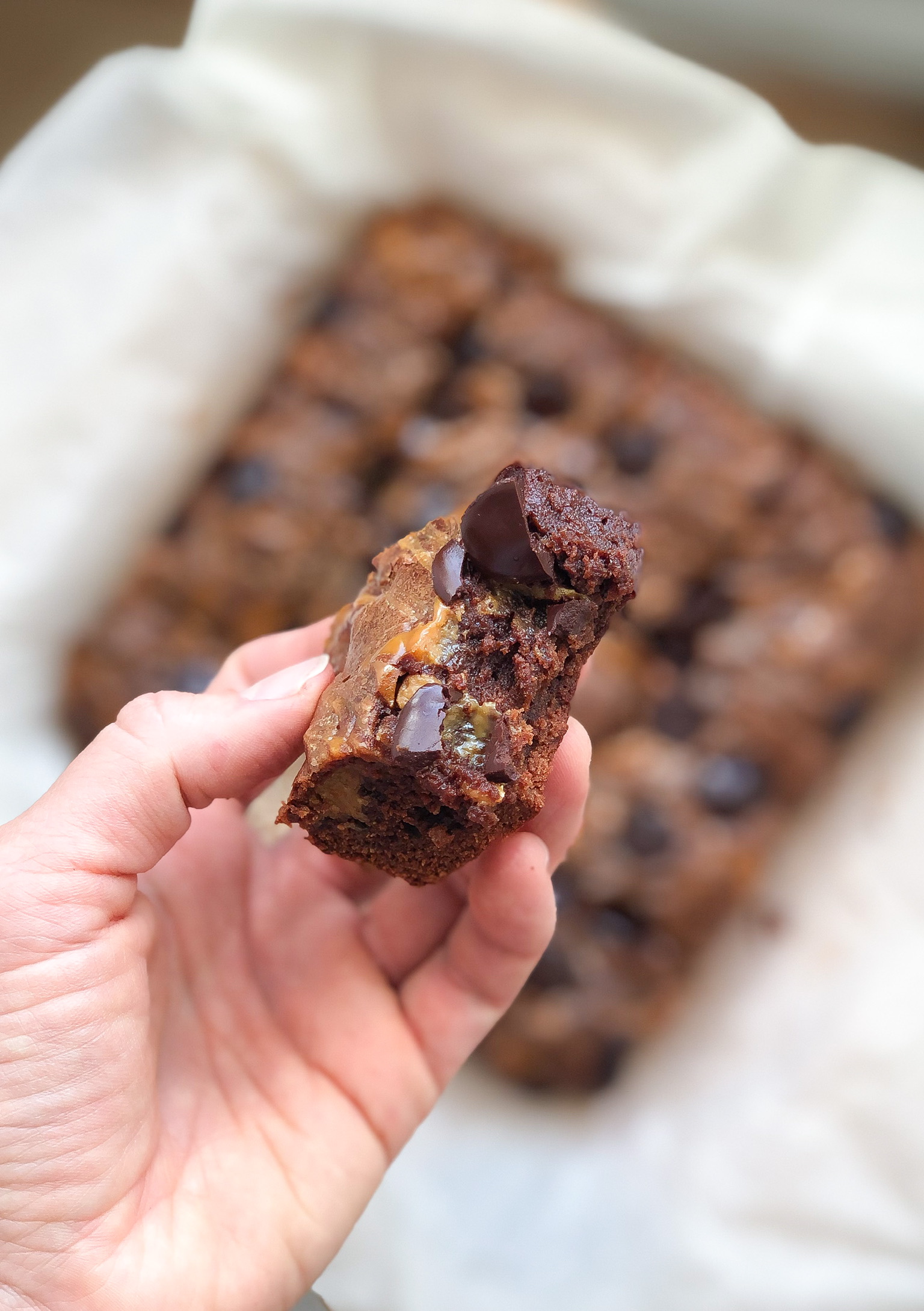 Brownie med Dulce de leche - NannaBroe - Kageliv